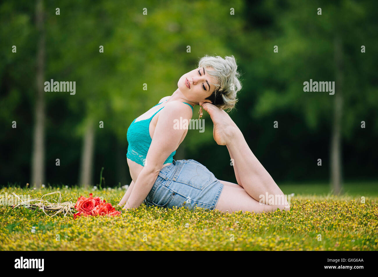 Lying Down Arched Back