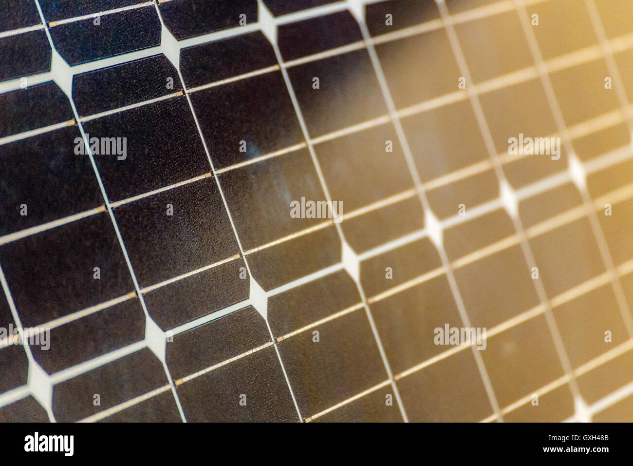 photovoltaic panels in detail Stock Photo - Alamy