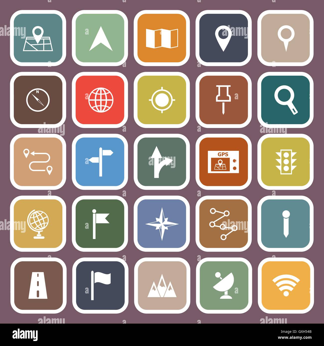 Violet world globe on Stock Vector Images - Alamy