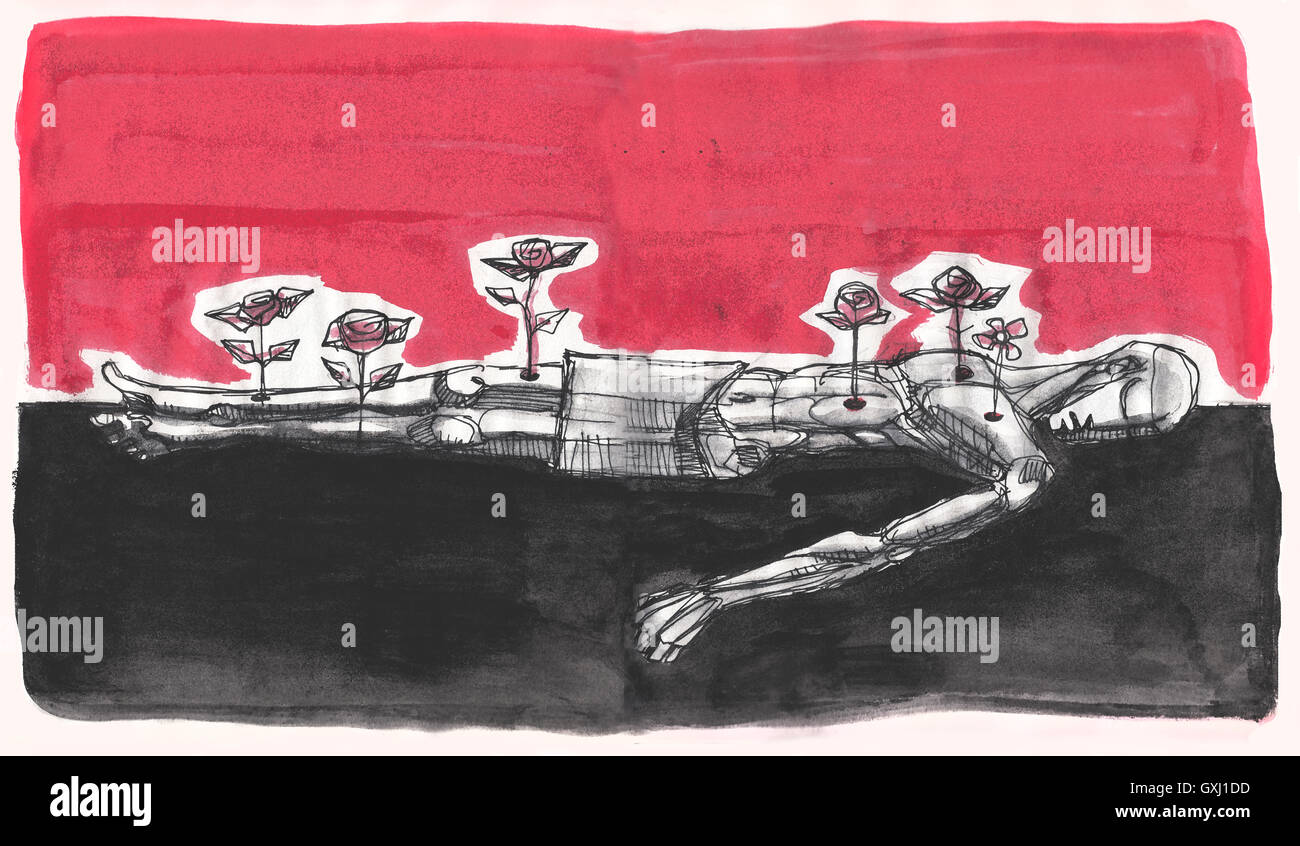 Man with wounds hi-res stock photography and images - Alamy