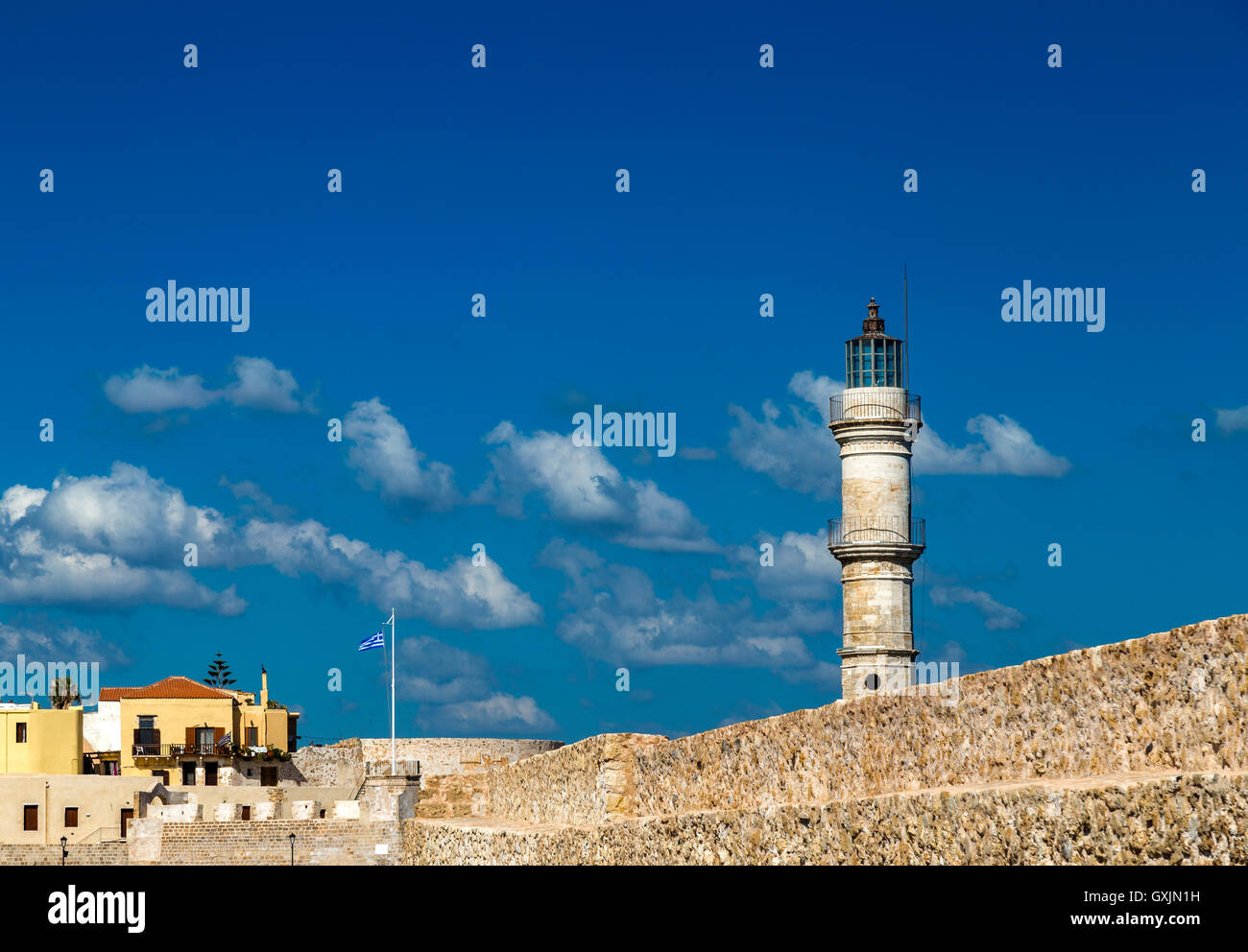 Port of Chania, Crete Stock Photo - Alamy