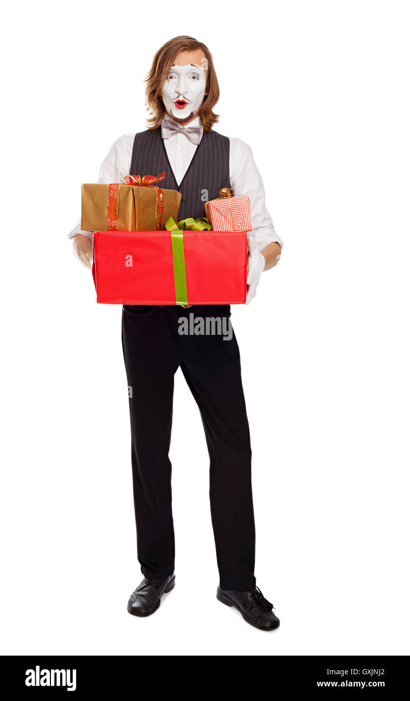 Mime smile hi-res stock photography and images - Alamy