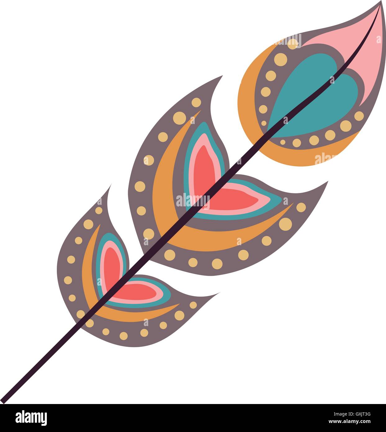 Isolated feather plume design Stock Vector Image & Art - Alamy