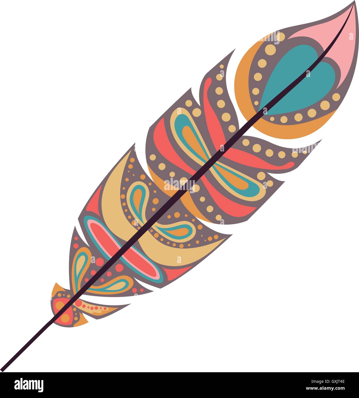 Isolated feather plume design Stock Vector Image & Art - Alamy