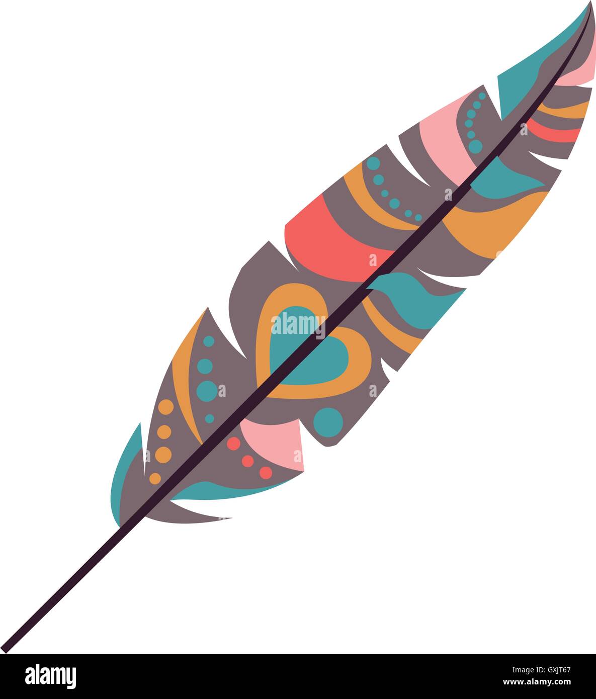 Isolated feather plume design Stock Vector Image & Art - Alamy