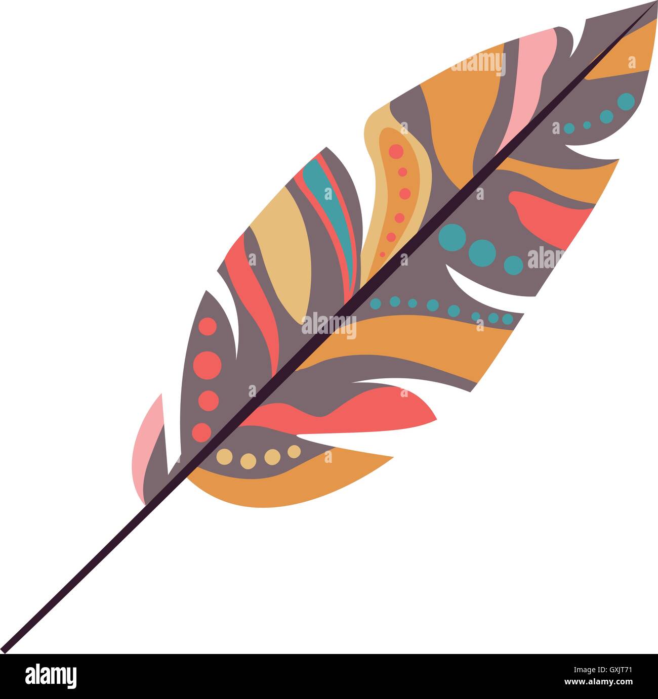 Isolated feather plume design Stock Vector Image & Art - Alamy