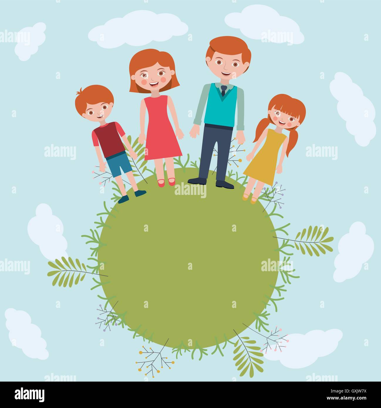 Family relationship portrait design Stock Vector Image & Art - Alamy