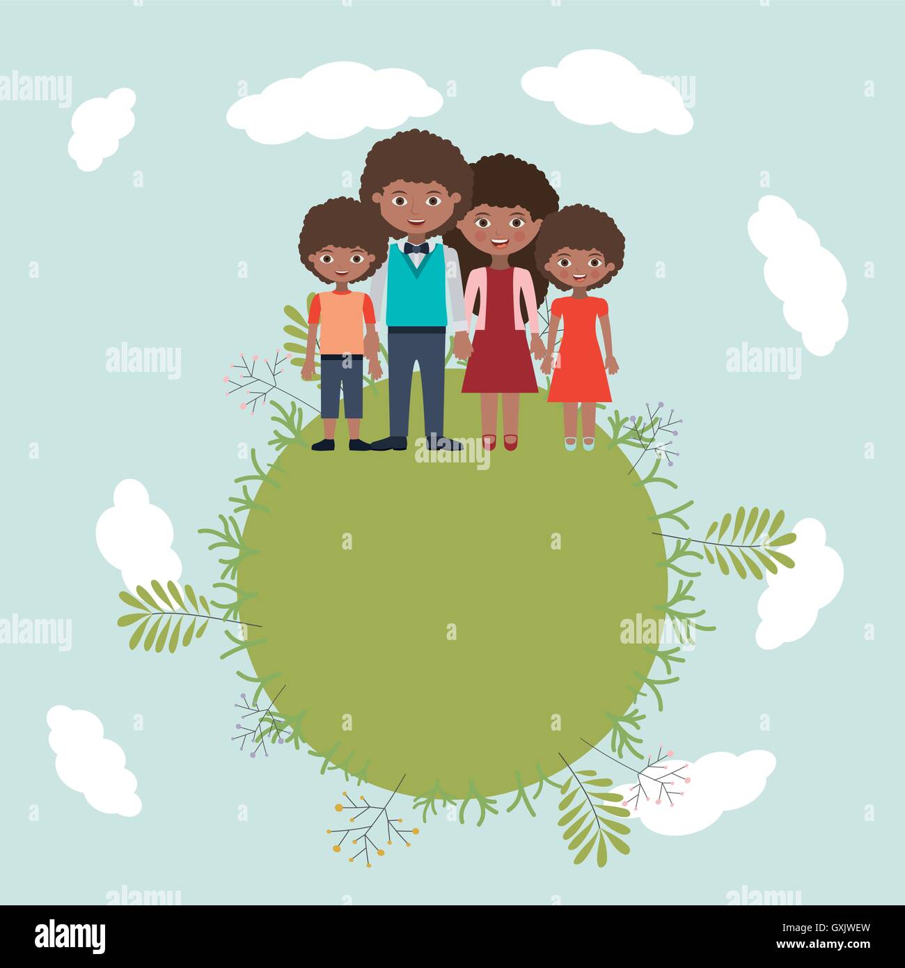Family relationship portrait design Stock Vector Image & Art - Alamy