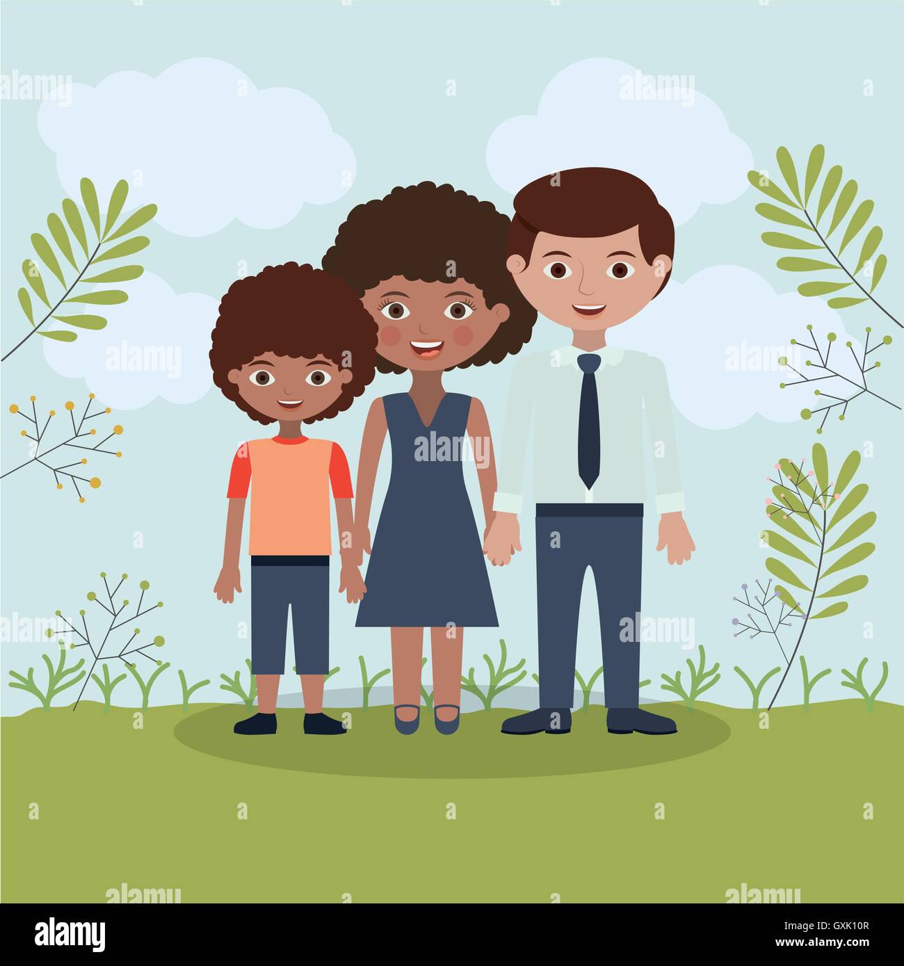 Family relationship portrait design Stock Vector Image & Art - Alamy