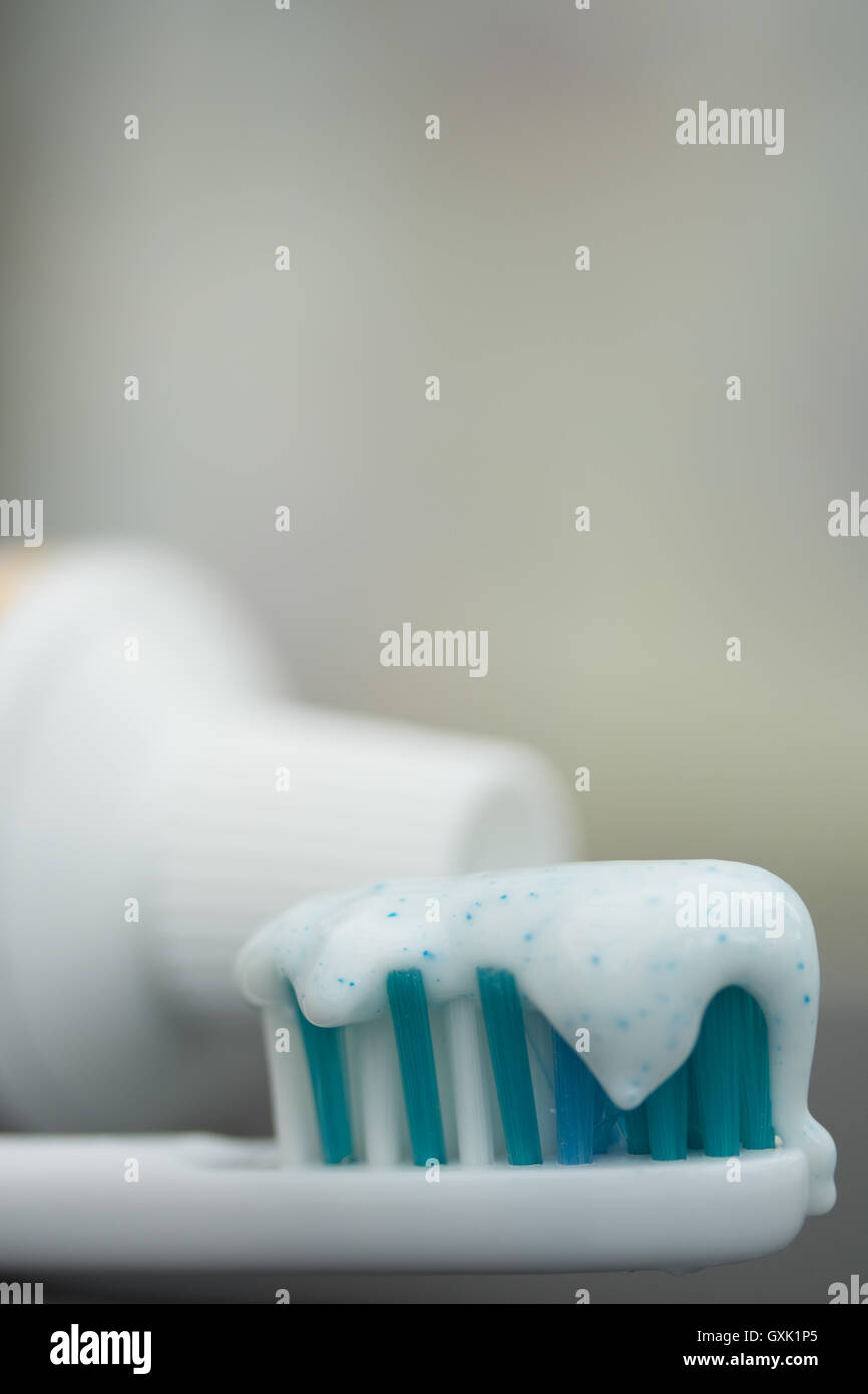 Toothpaste containing Plastic Microbeads Stock Photo - Alamy