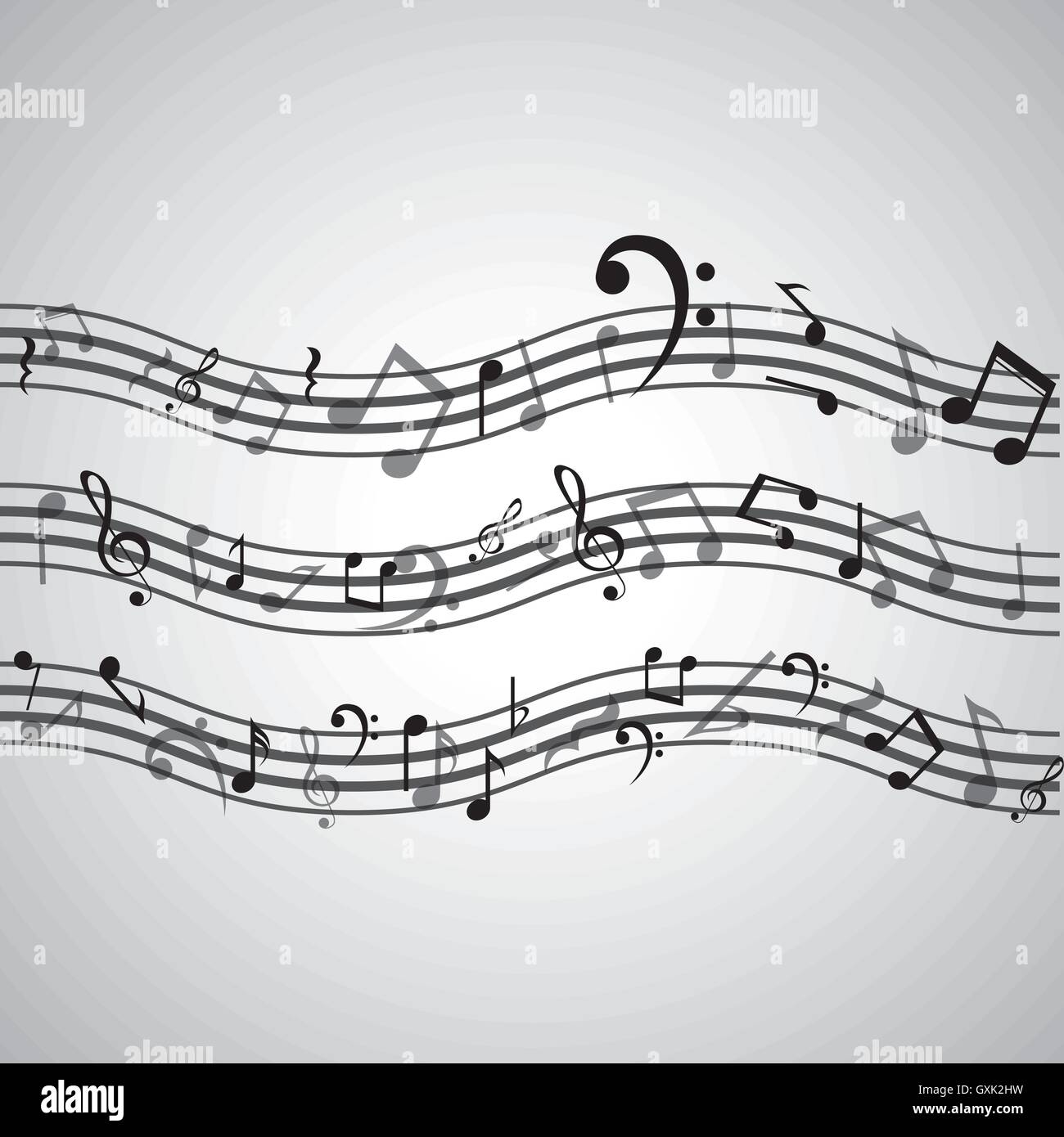 Isolated music note design Stock Vector Image & Art - Alamy