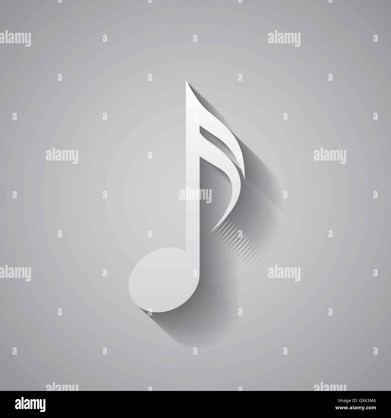 Isolated music note design Stock Vector Image & Art - Alamy