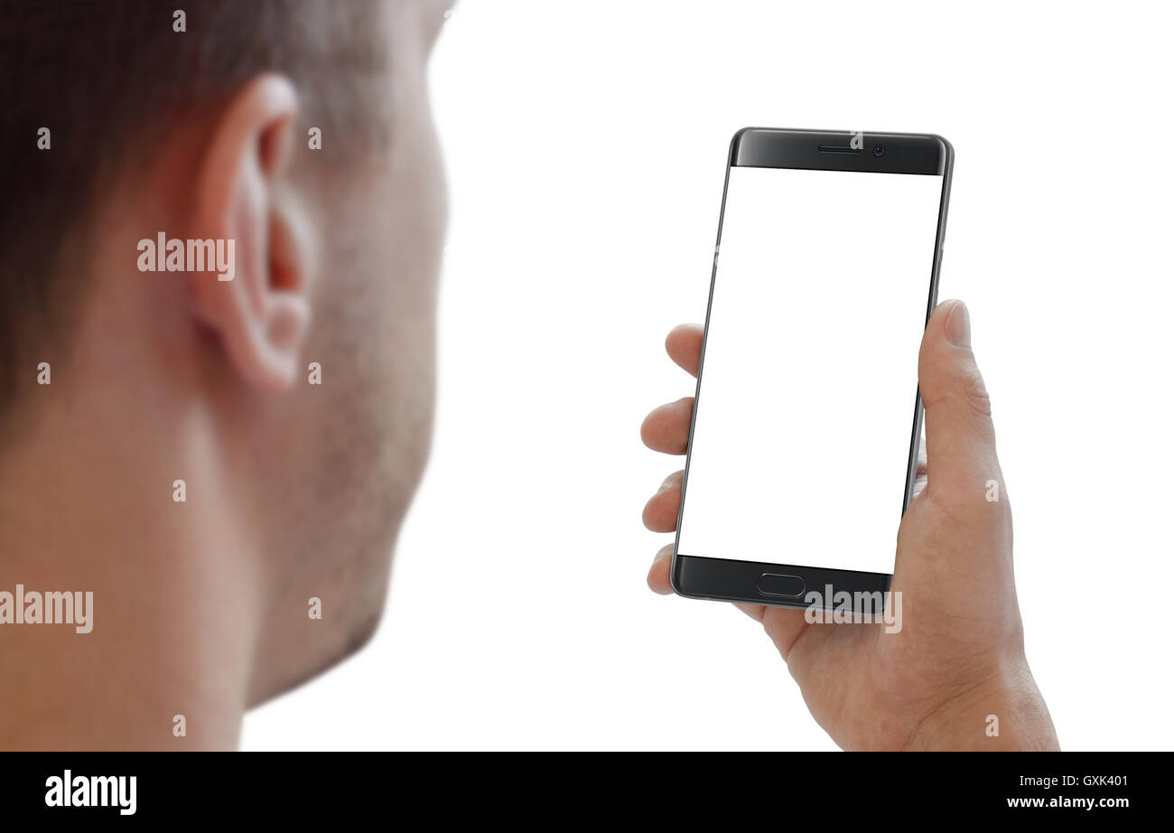 Hold smartphone hi-res stock photography and images - Alamy