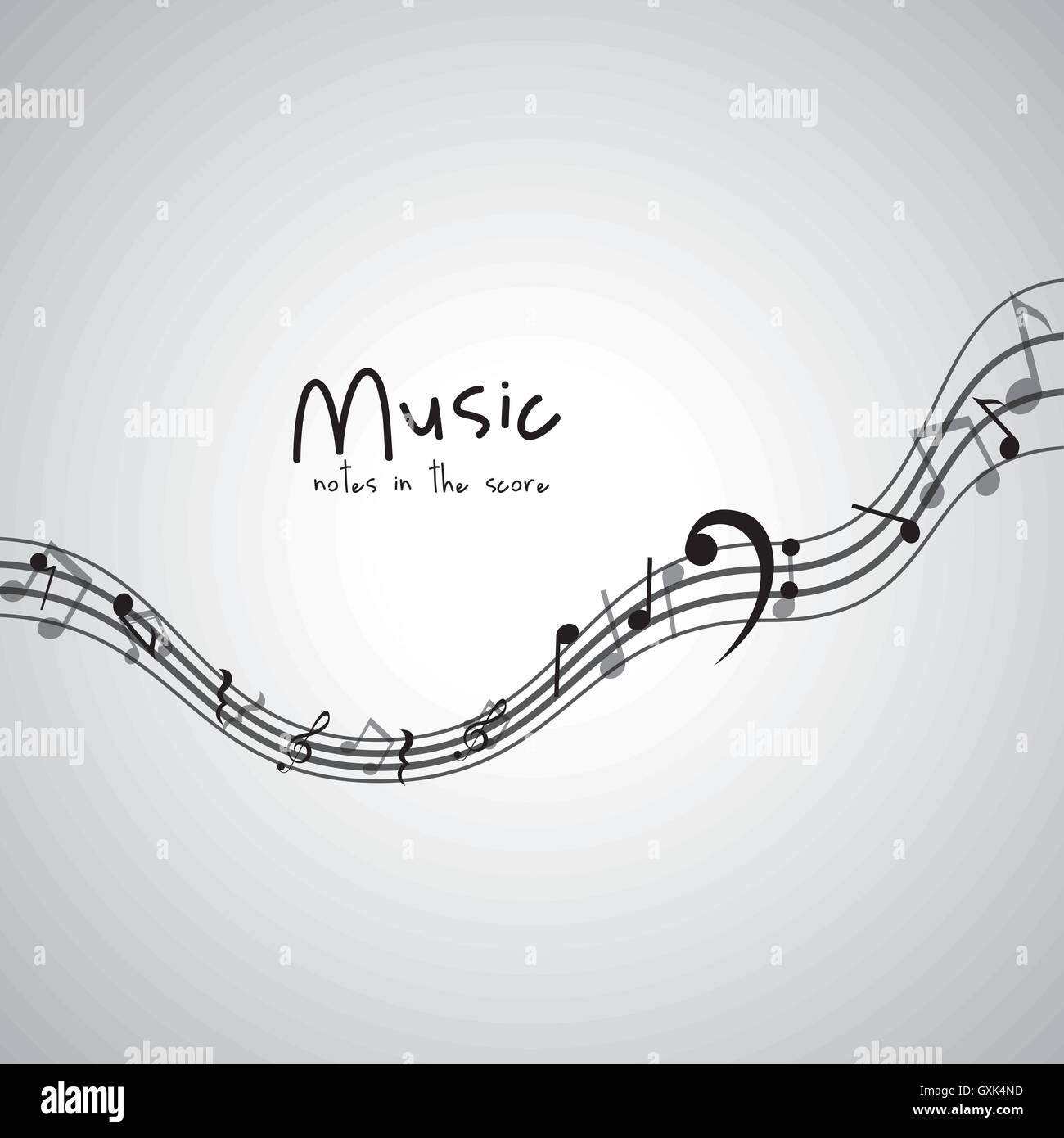 Isolated music note design Stock Vector Image & Art - Alamy