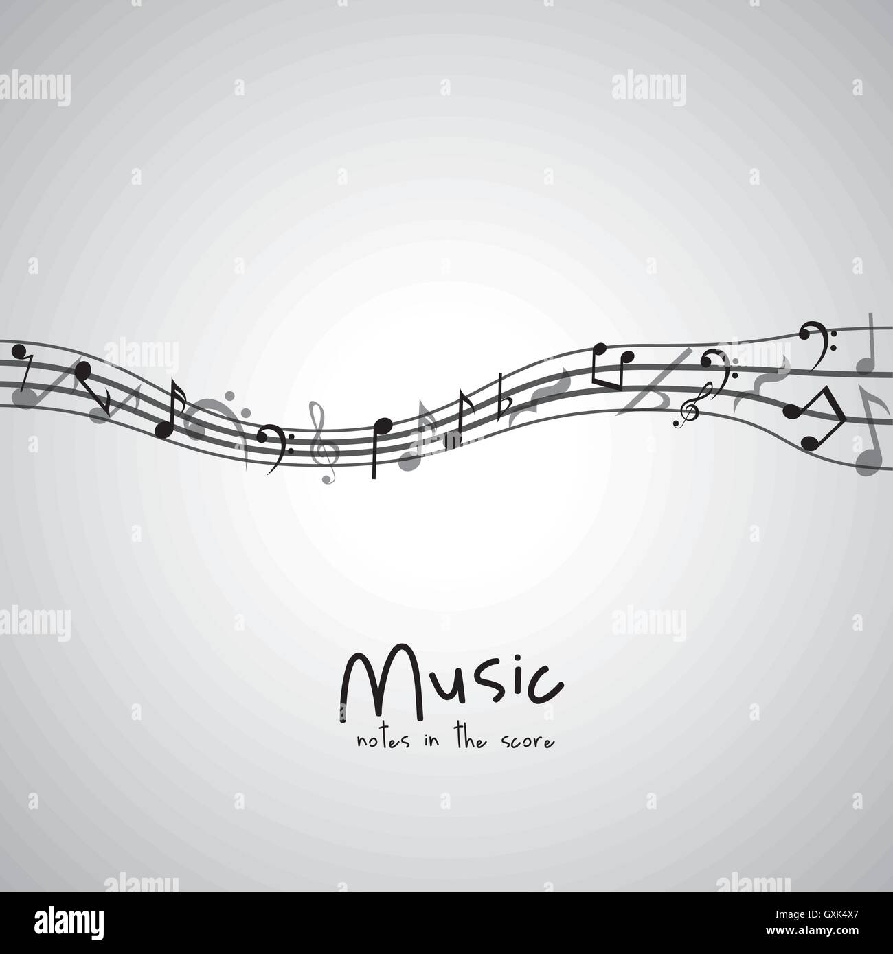 Isolated music note design Stock Vector Image & Art - Alamy