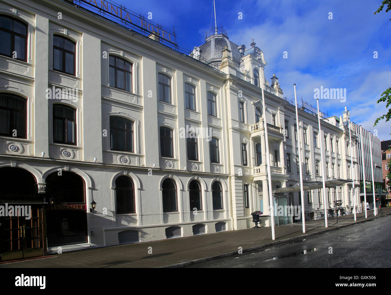 Historic Britannia Hotel building, Trondheim, Norway Stock Photo - Alamy