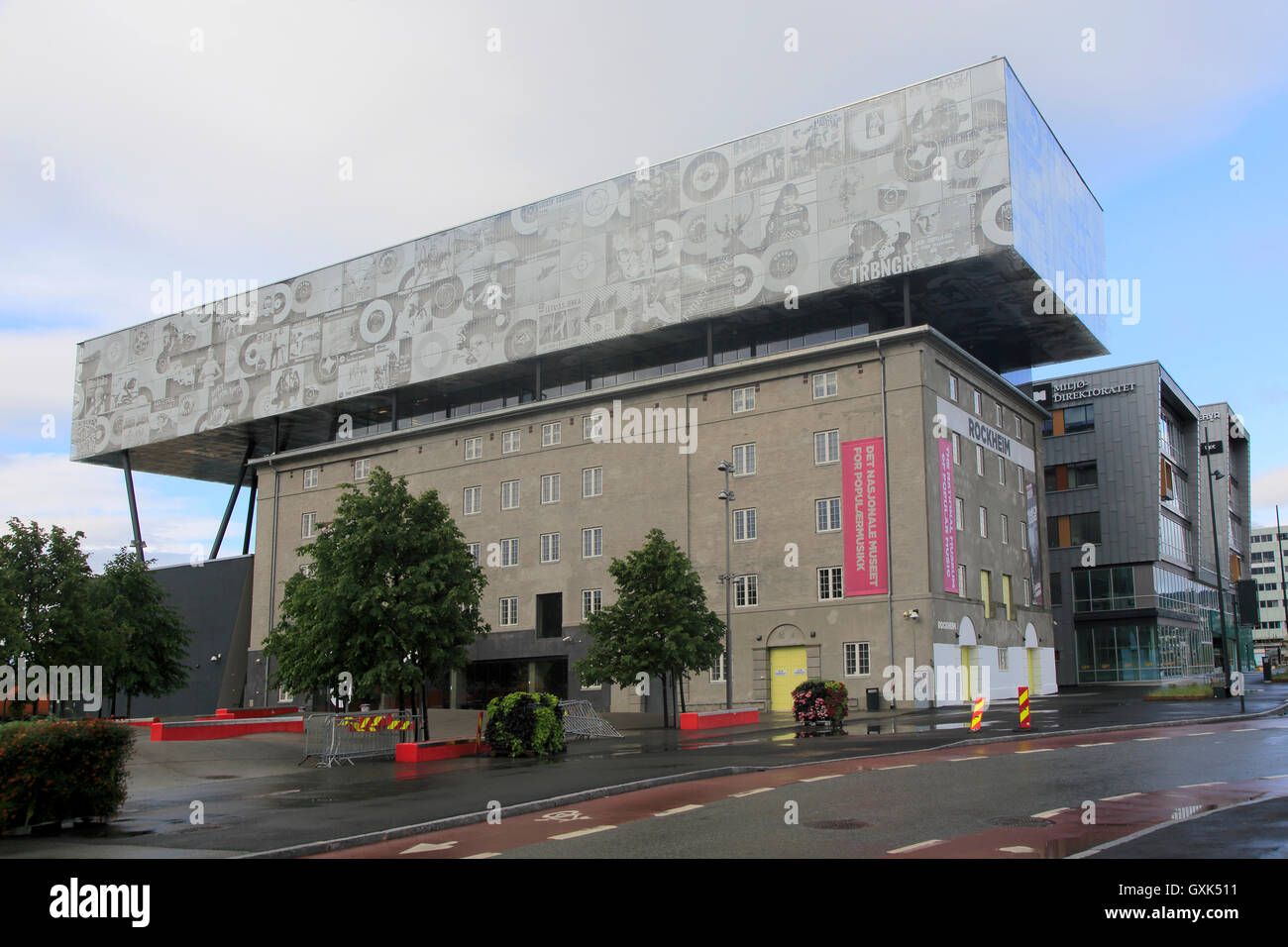 Rockheim music venue museum of popular music, Trondheim, Norway Stock ...