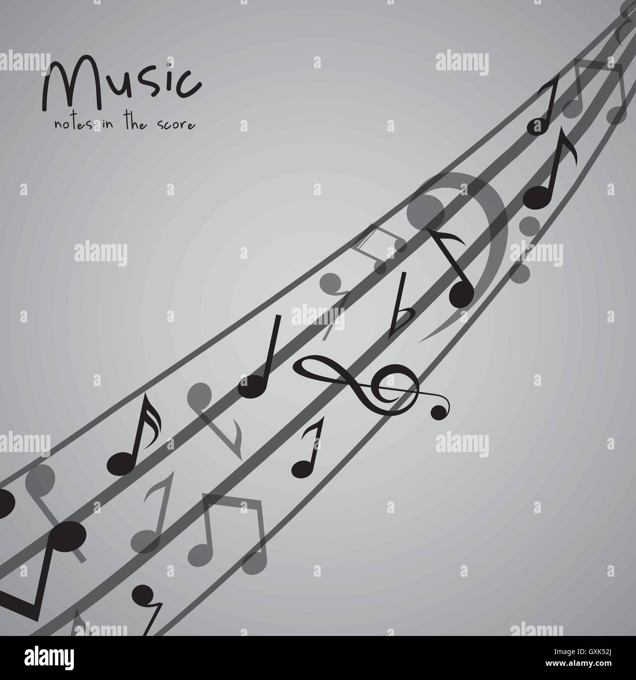 Isolated music note design Stock Vector Image & Art - Alamy