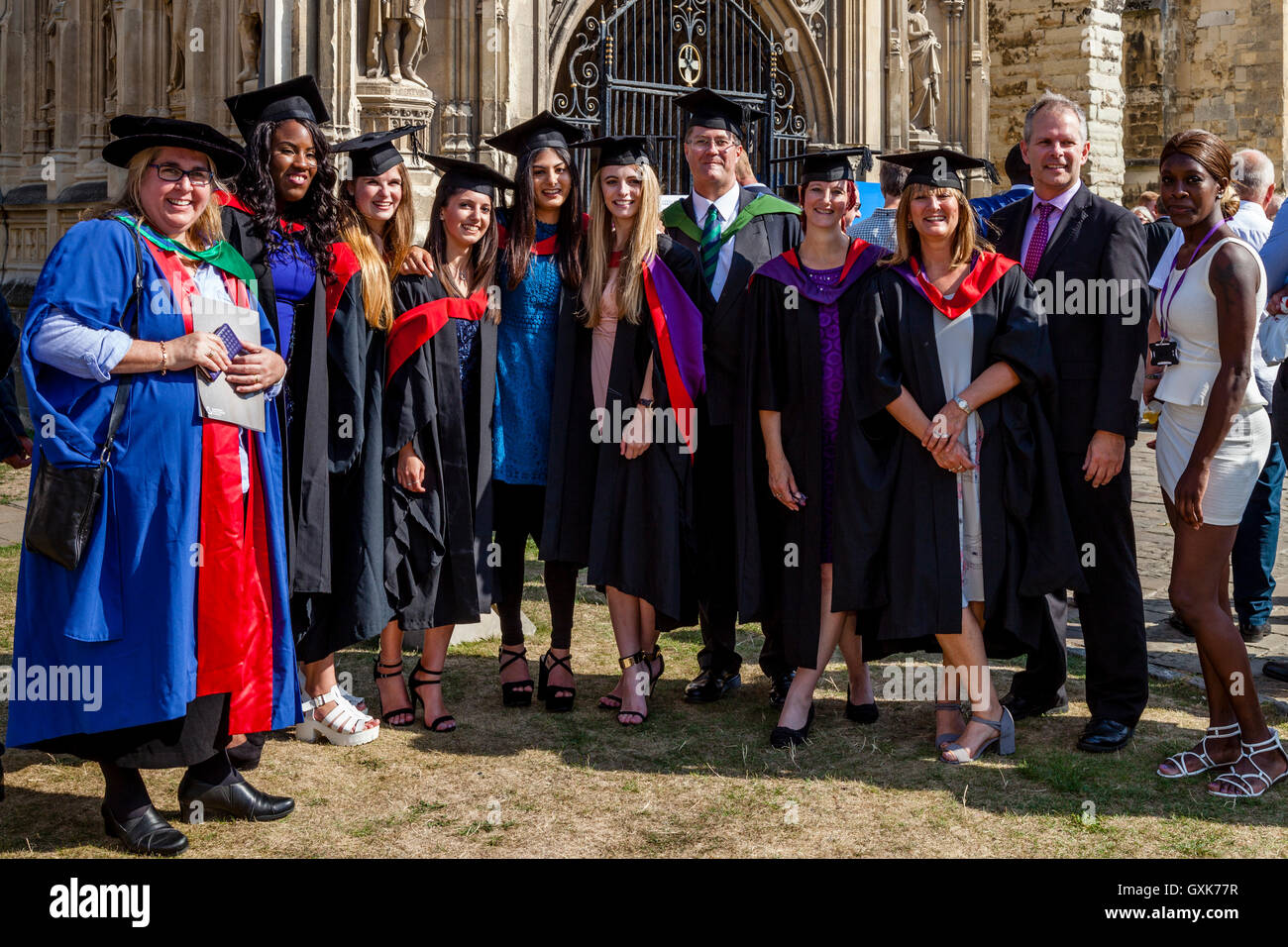 University Graduates From Canterbury Christ Church University At Their ...