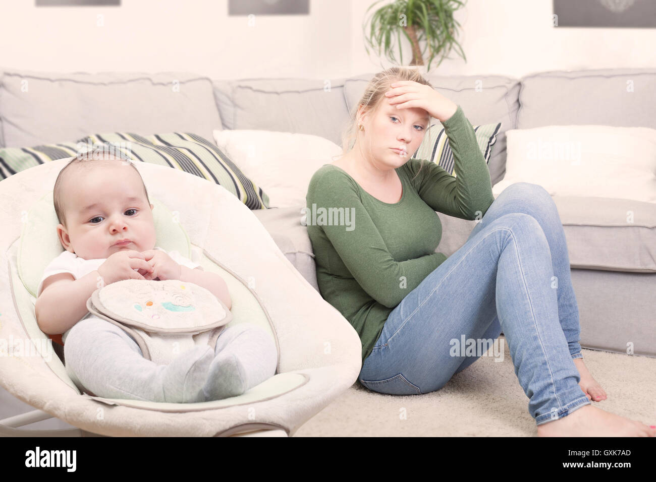 Postpartum depression hi-res stock photography and images - Alamy
