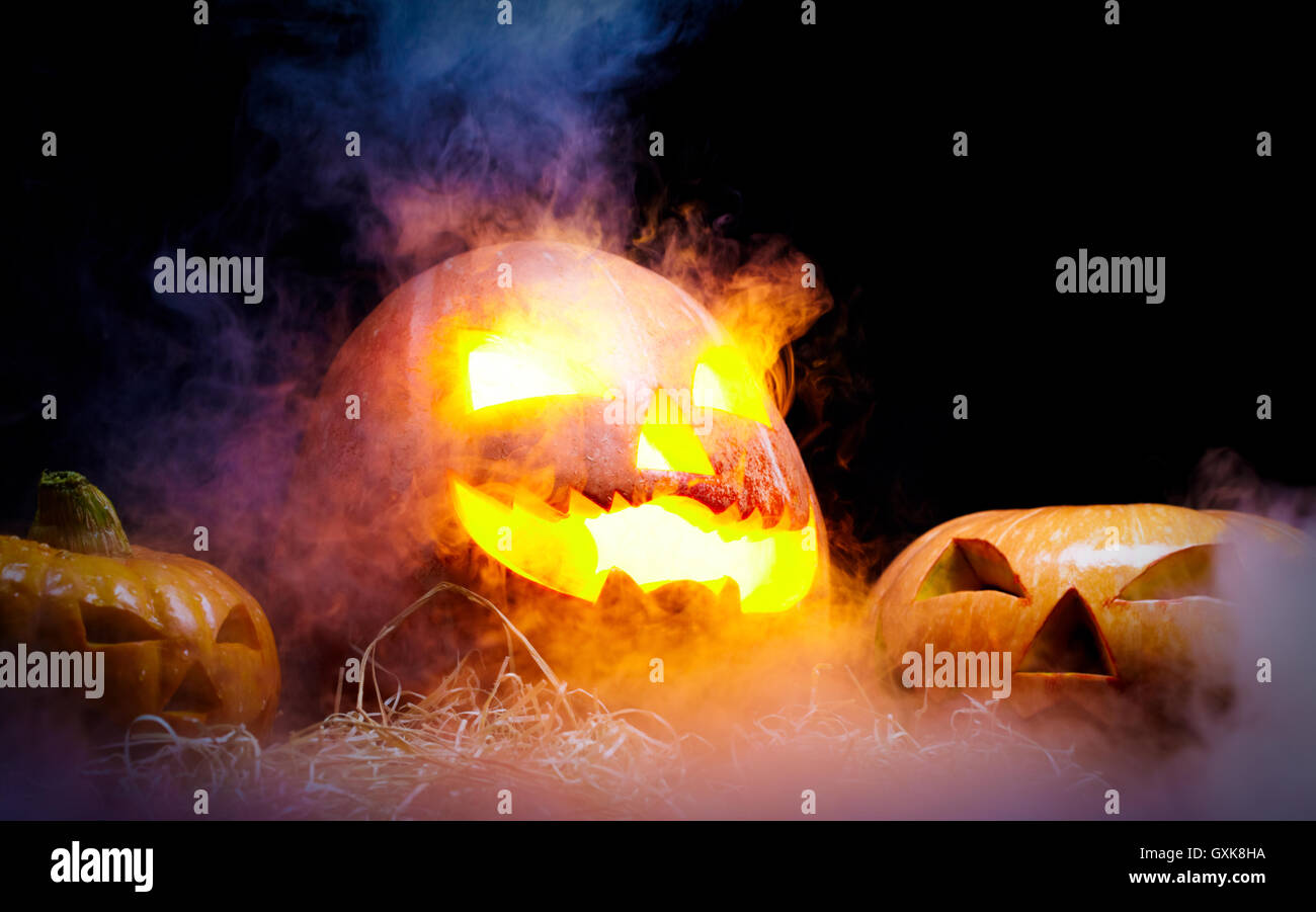 Terrifying Halloween night Stock Photo - Alamy