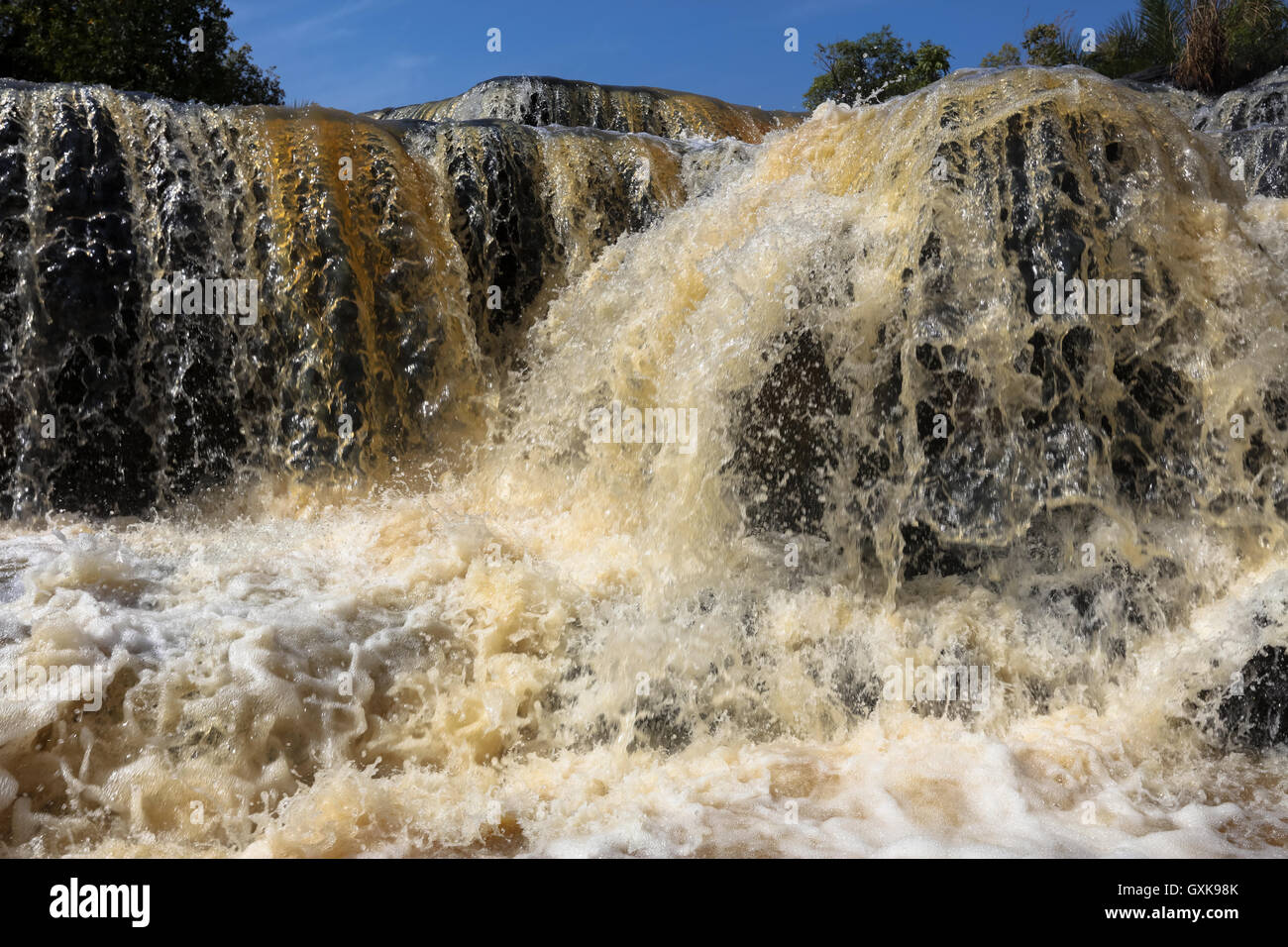 Karfiguela falls in Banfora, Cascades region , Burkina Faso Stock Photo ...
