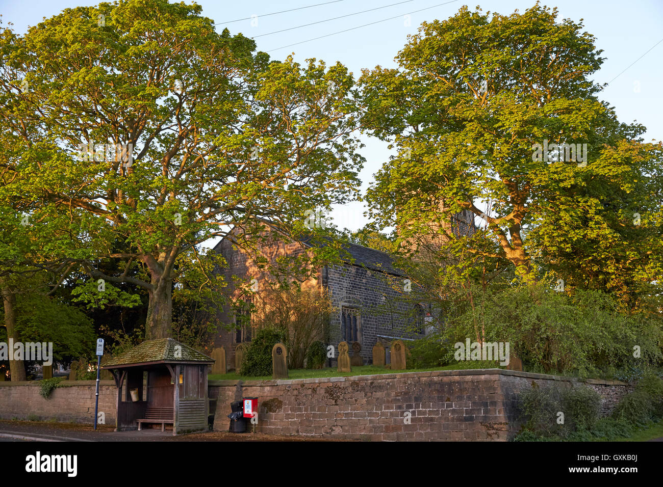 Yorkshire Villages Features with stone walls and typical village ...