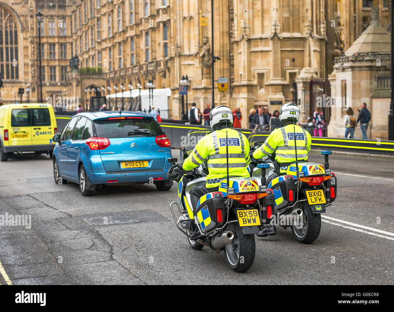 London Police on duty Stock Photo - Alamy