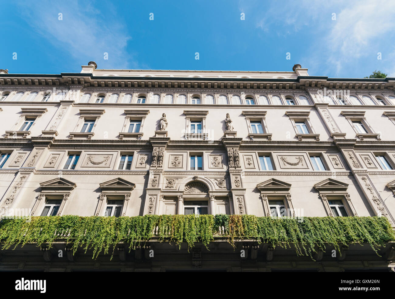 Old style building in Milan, Italy Stock Photo - Alamy