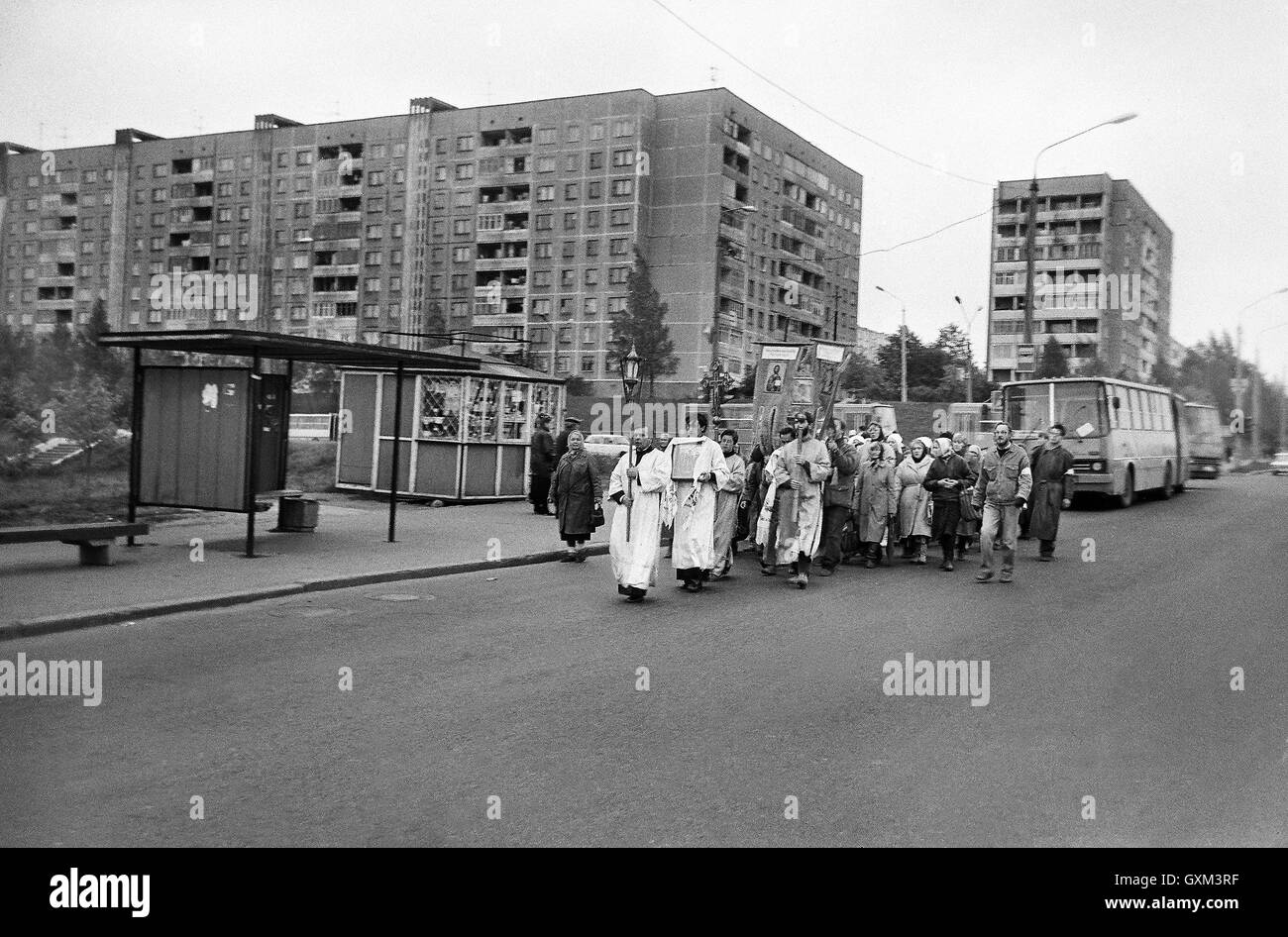 procession, church life, tradition, prayer, church life in Minsk ...