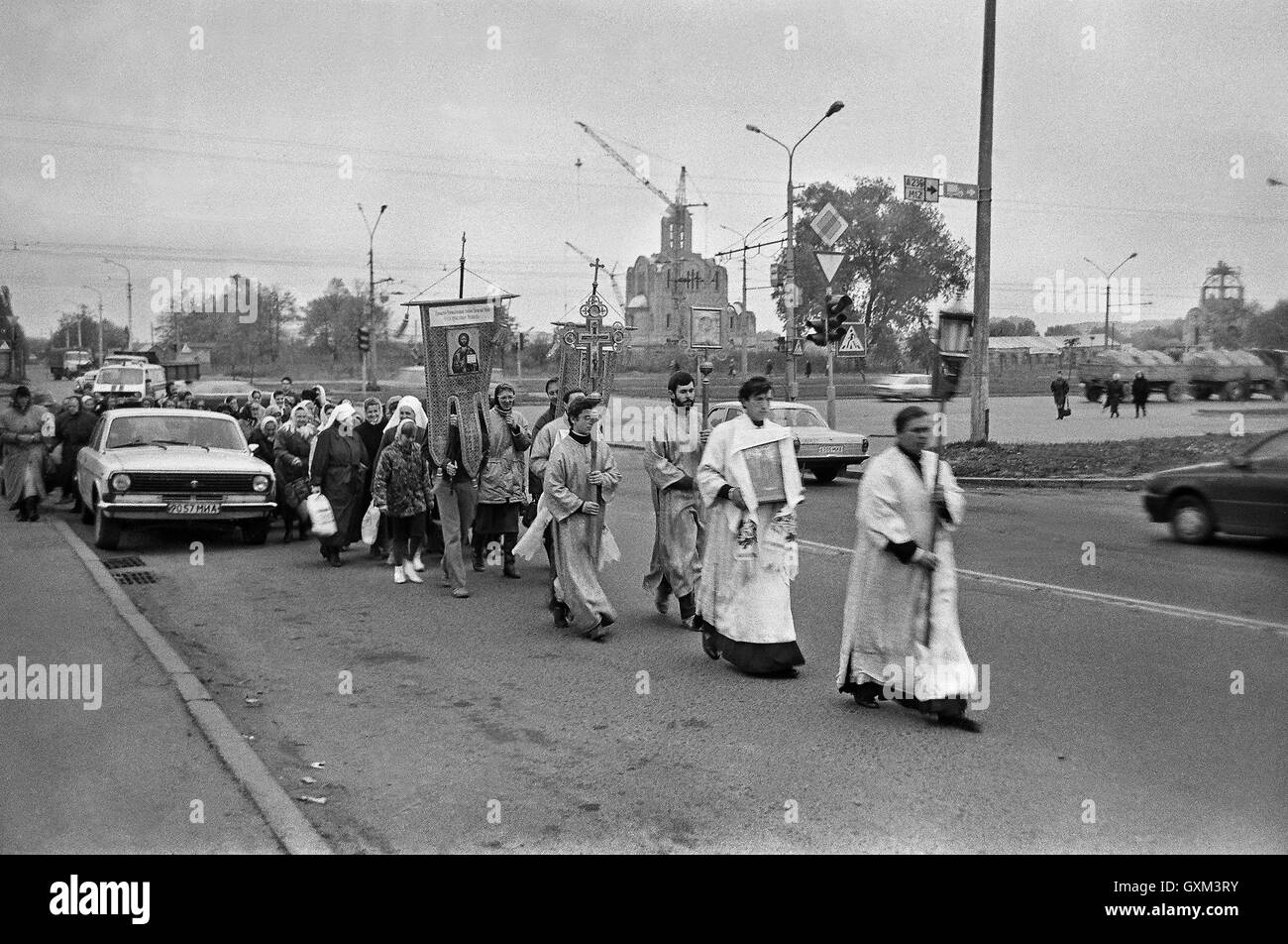 procession, church life, tradition, prayer, church life in Minsk ...