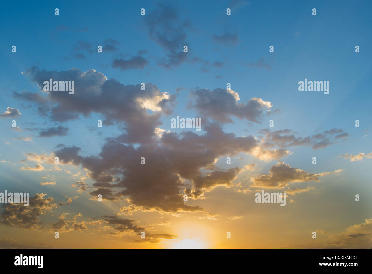 sky background with clouds Stock Photo - Alamy