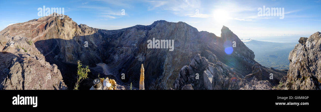 Summit of Mount Agung volcano Bali Indonesia Stock Photo - Alamy