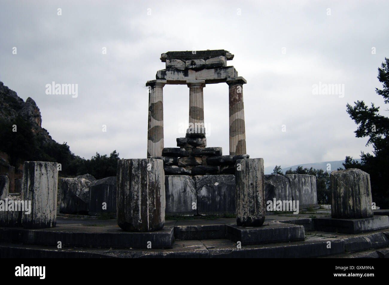 Delphi the Oracle, Delphi, Greece Stock Photo - Alamy