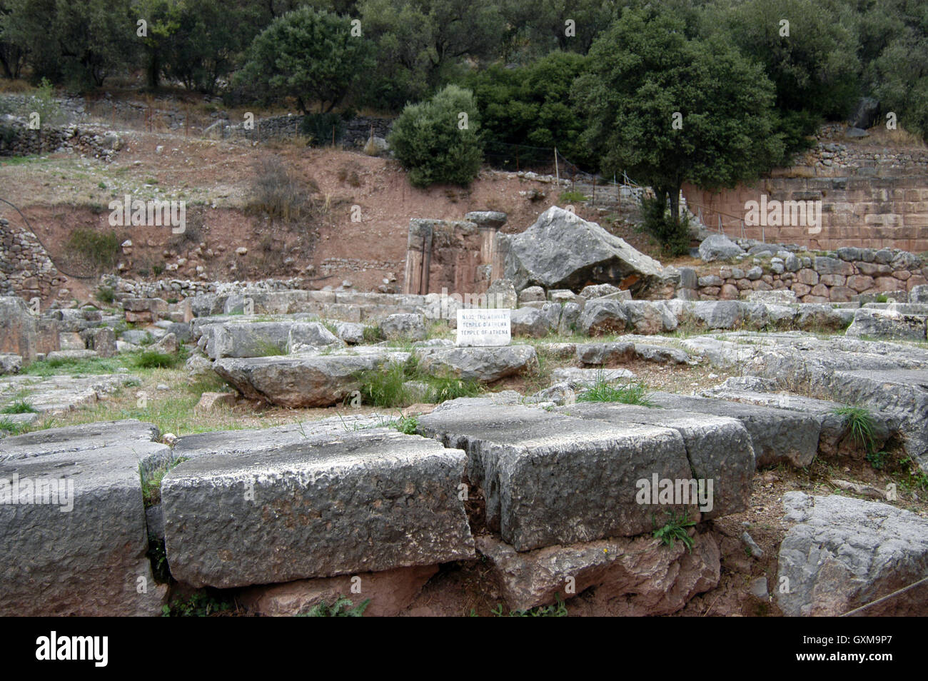 Delphi the Oracle, Delphi, Greece Stock Photo - Alamy