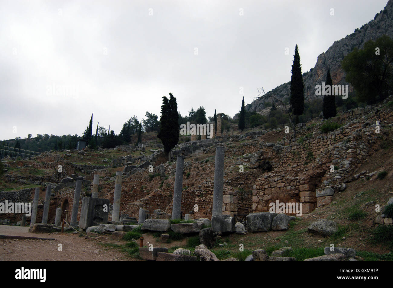 Delphi the Oracle, Delphi, Greece Stock Photo - Alamy