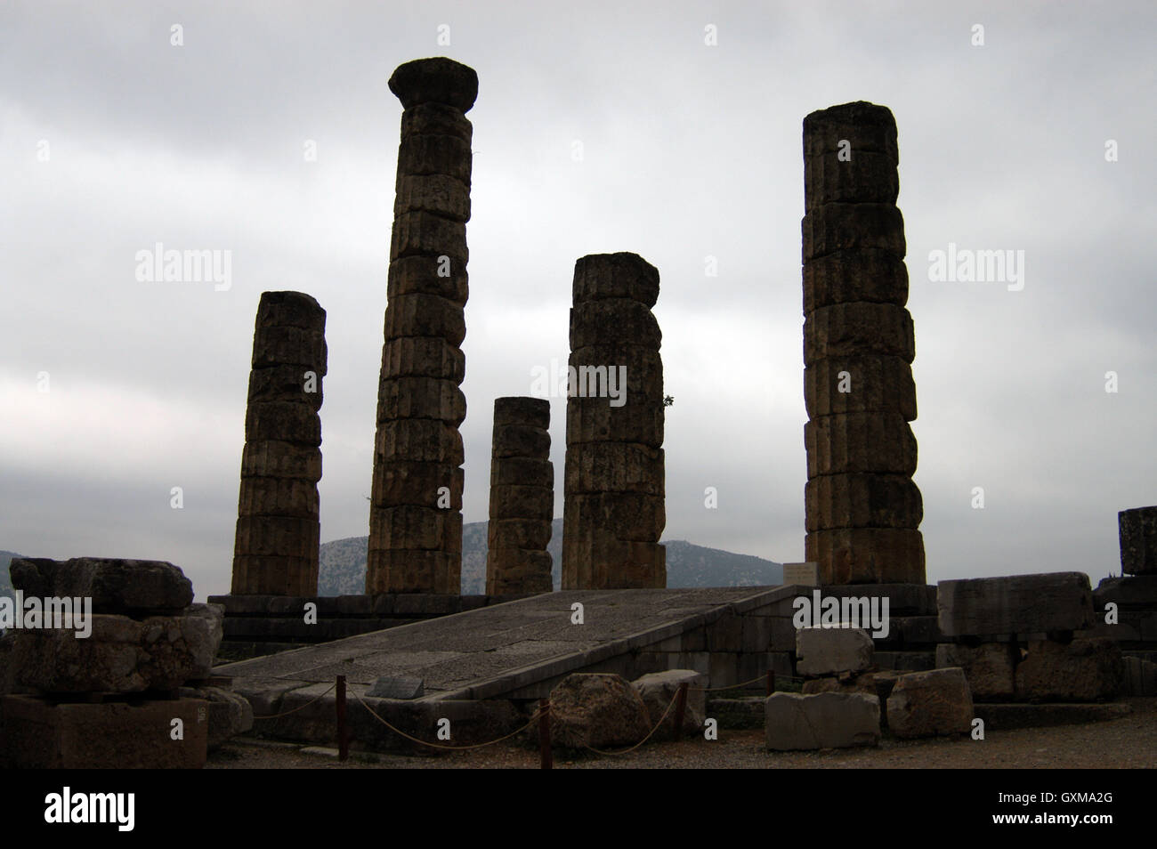 Delphi the Oracle, Delphi, Greece Stock Photo - Alamy