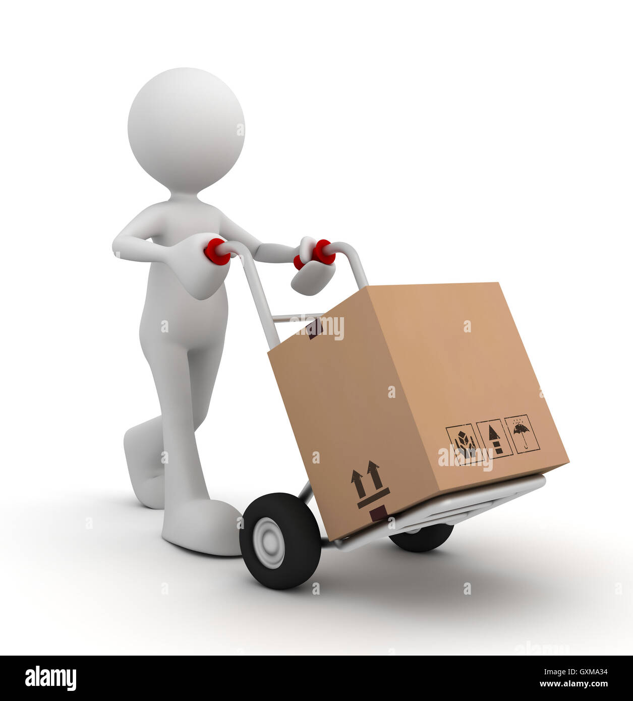 Delivery man work 3d warehouse hi-res stock photography and images - Alamy