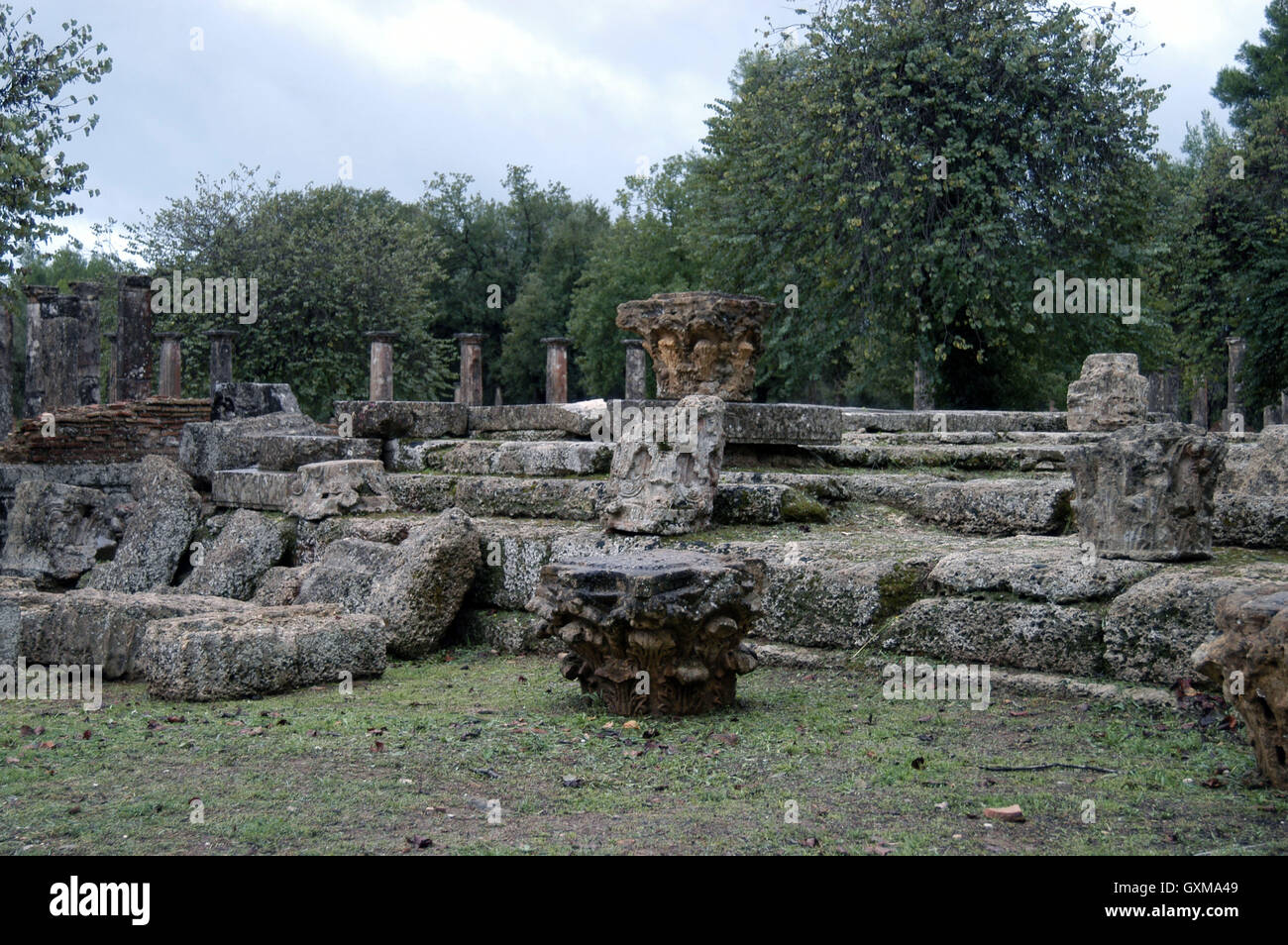 Delphi the Oracle, Delphi, Greece Stock Photo - Alamy