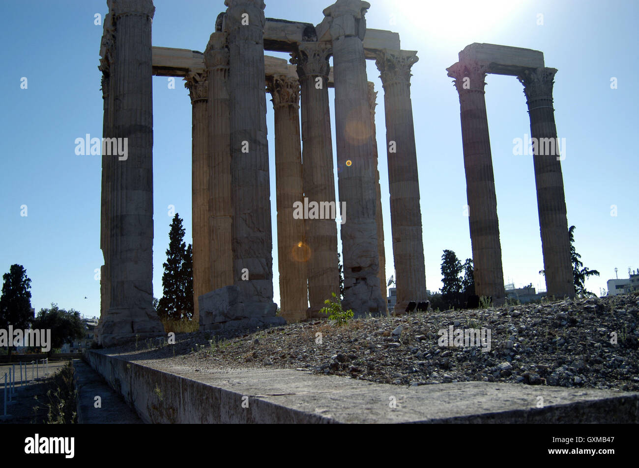 Temple of Olympian Zeus, Athens, Greece Stock Photo - Alamy