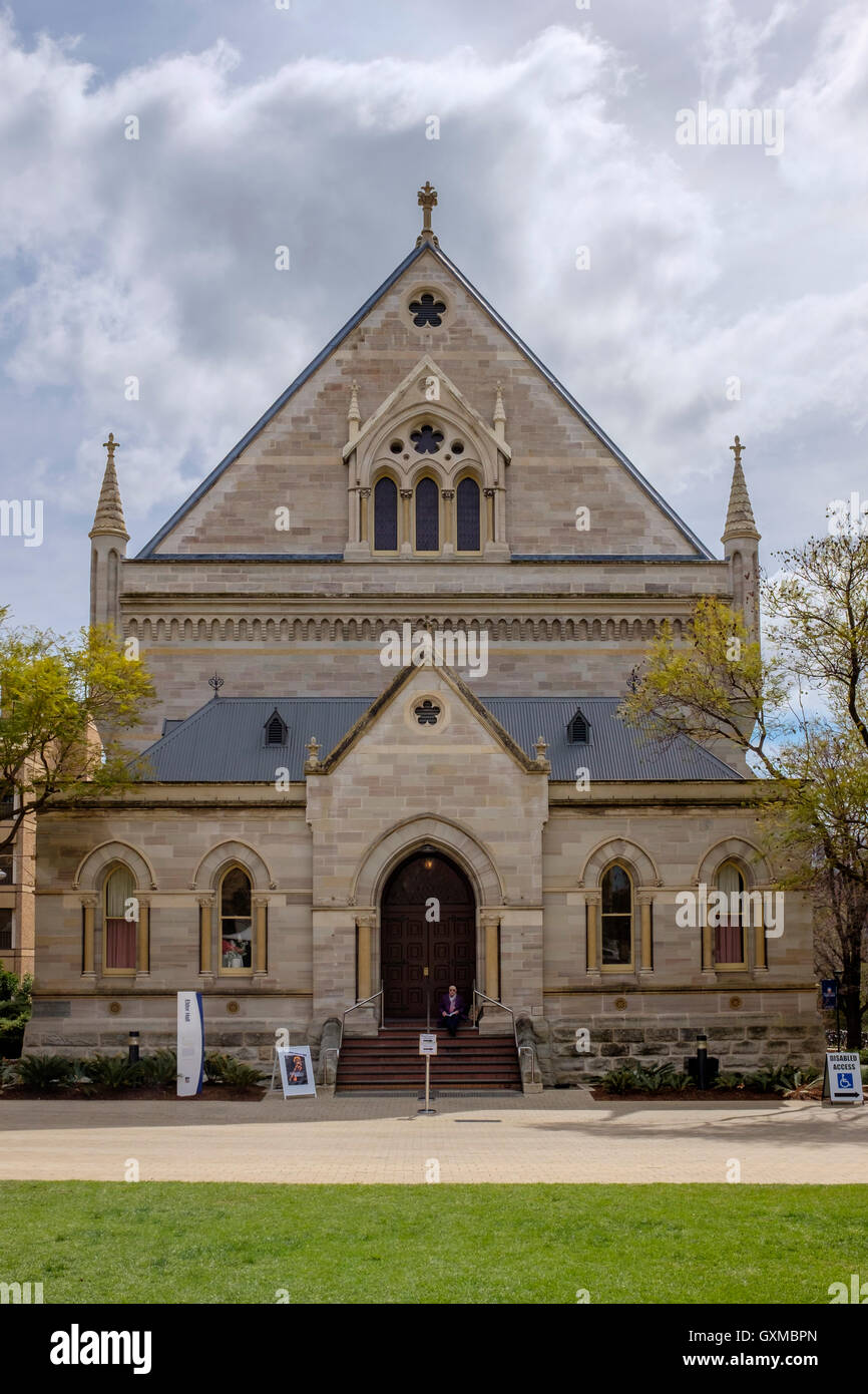 The University of Adelaide's Elder Hall on the North Terrace campus in ...
