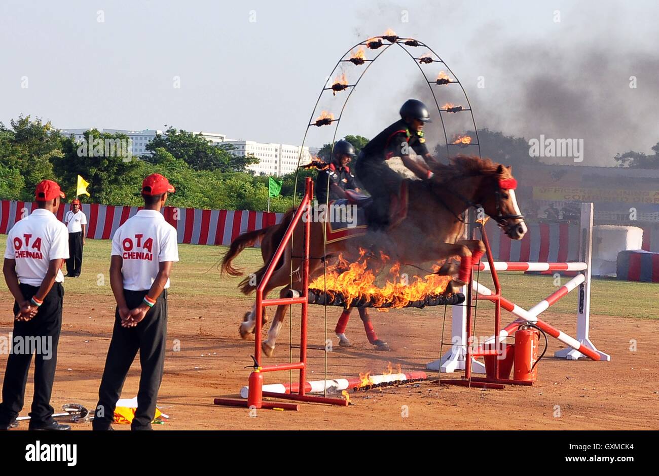 Officers Training Academy (OTA) cadets display their skills during the ...