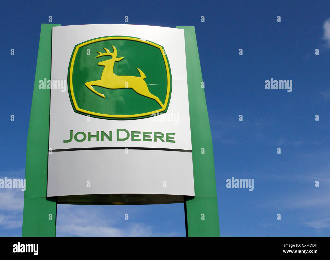 Pink John Deere Sign