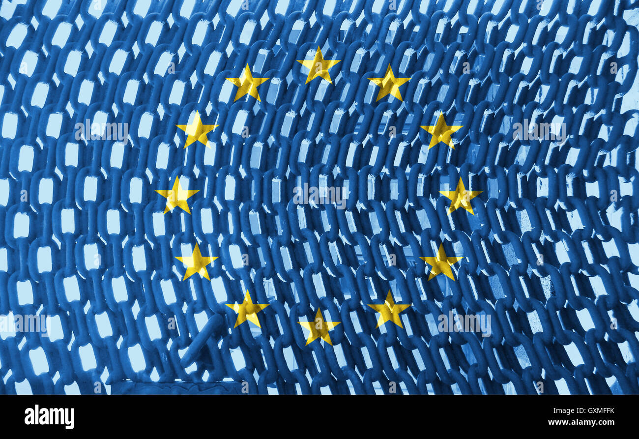 European Union Flag (EU), background, texture Stock Photo - Alamy