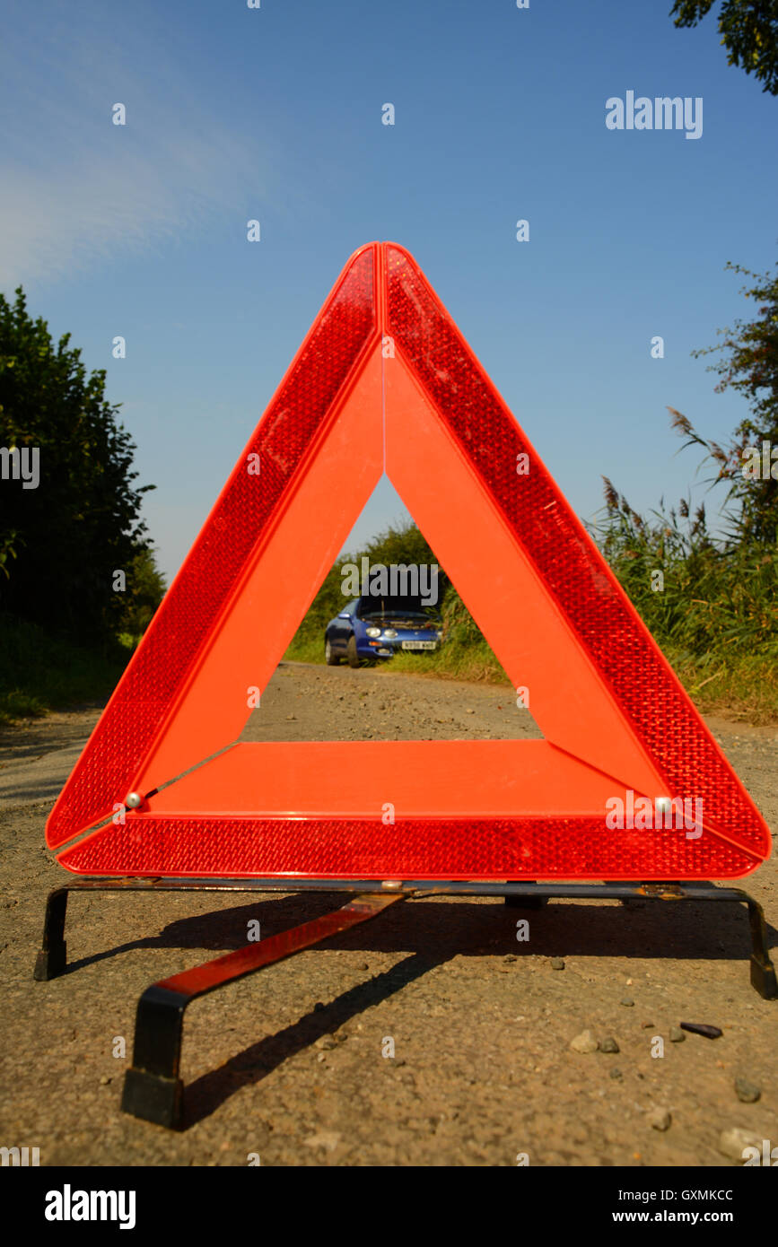 Look down on car driving hi-res stock photography and images - Alamy