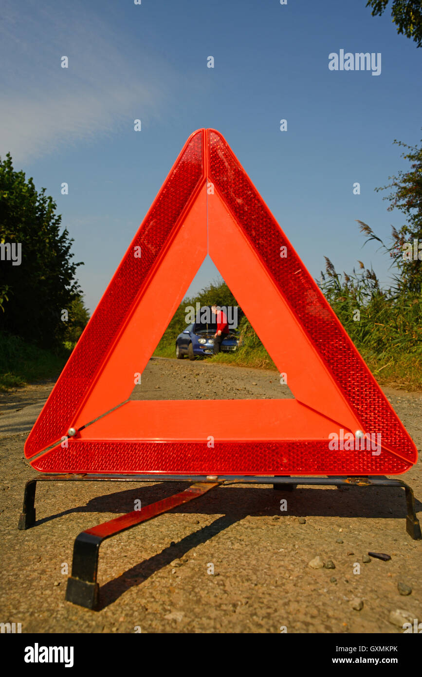 Hazard Triangle Blue Stock Photos & Hazard Triangle Blue Stock Images ...