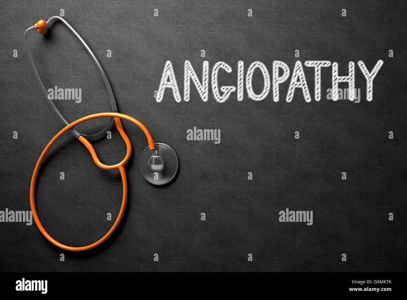 Angiopathy Handwritten on Chalkboard. 3D Illustration Stock Photo - Alamy Angiopathy Handwritten on Chalkboard. 3D Illustration Stock Photo - Alamy
