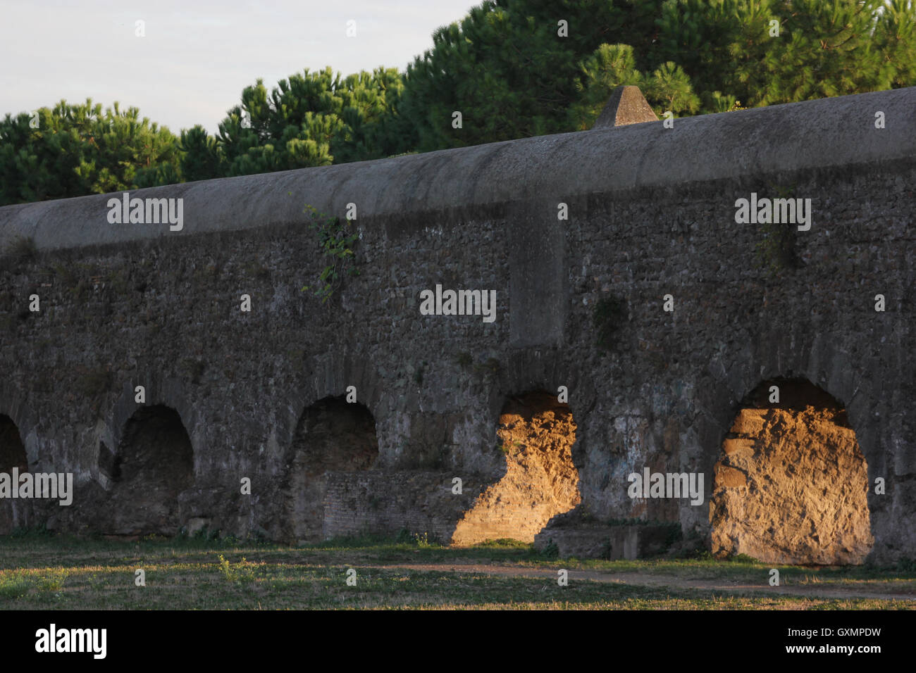 the roman aqueduct, Rome, Italy, photoarkive Stock Photo - Alamy
