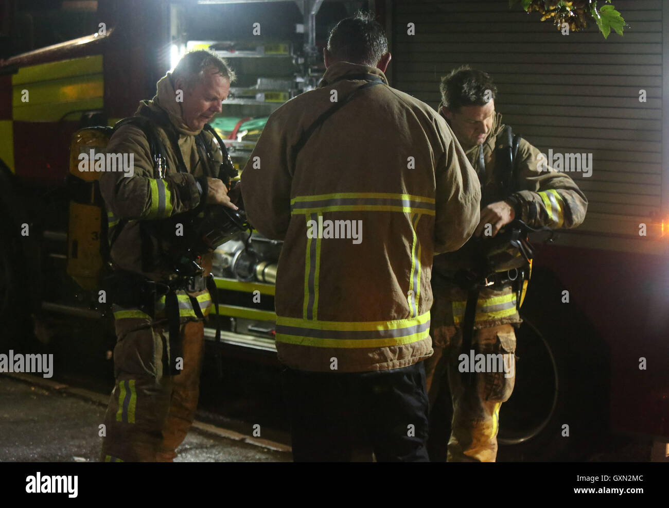 Woking, Surrey, UK. 16th September, 2016. Lightning strike' causes ...