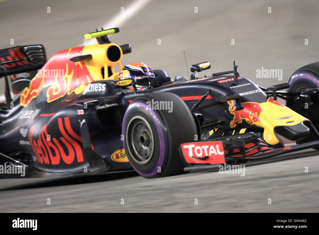 Singapore. 16th Sep, 2016. Red Bull driver Max Verstappen of the ...